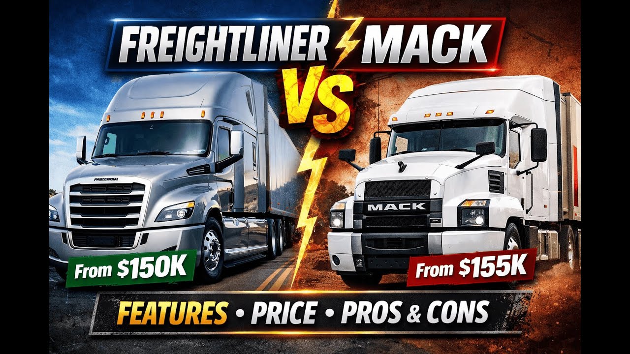 Freightliner vs Mack: Which Semi Truck Is REALLY Worth the Money? - YouTube