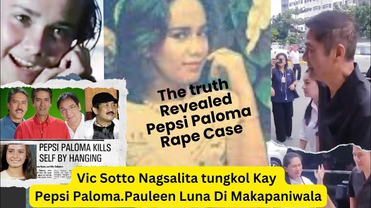 Pepsi Paloma.Nagbigti Dahil Tinakot ni Tito Sotto.Vic Nagsalita na tungkol Kay Pepsi.Pauleen ...