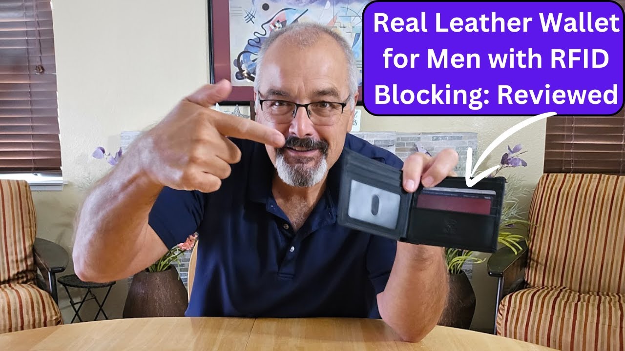 Real Leather Wallet for Men with RFID Blocking Review - YouTube