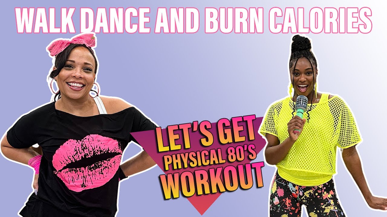 80s Walking Dance Cardio Workout To BURN CALORIES - YouTube