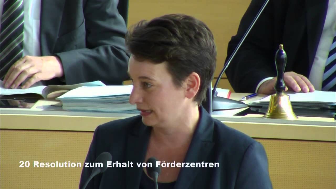 Anke Erdmann - Förderzentren erhalten/Inklusion an Schulen - YouTube