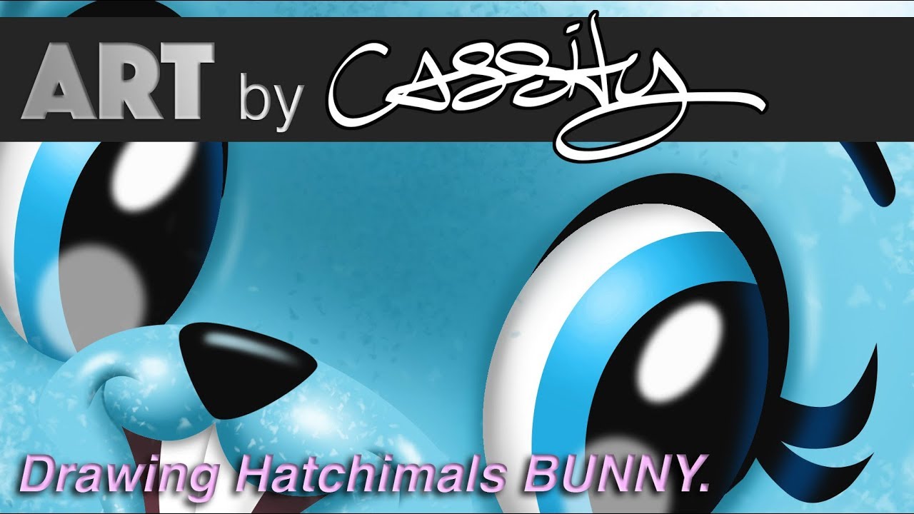 Drawing Hatchimal Bunny - YouTube