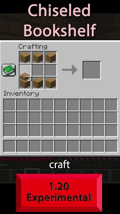 Chiseled Bookshelf - Short Shorts by StrawberryGS - Minecraft Crafting ...