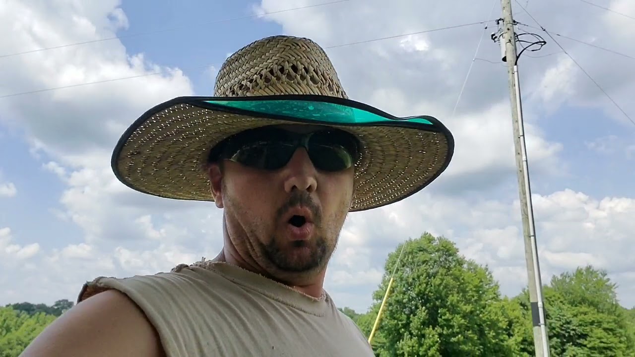 Homemade tractor canopy - YouTube