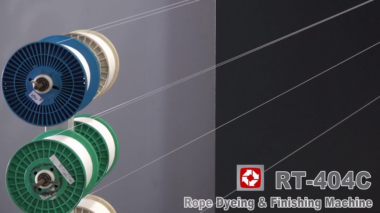 RT-404C Rope Dyeing & Finishing Machine (2023-SUN1) - YouTube