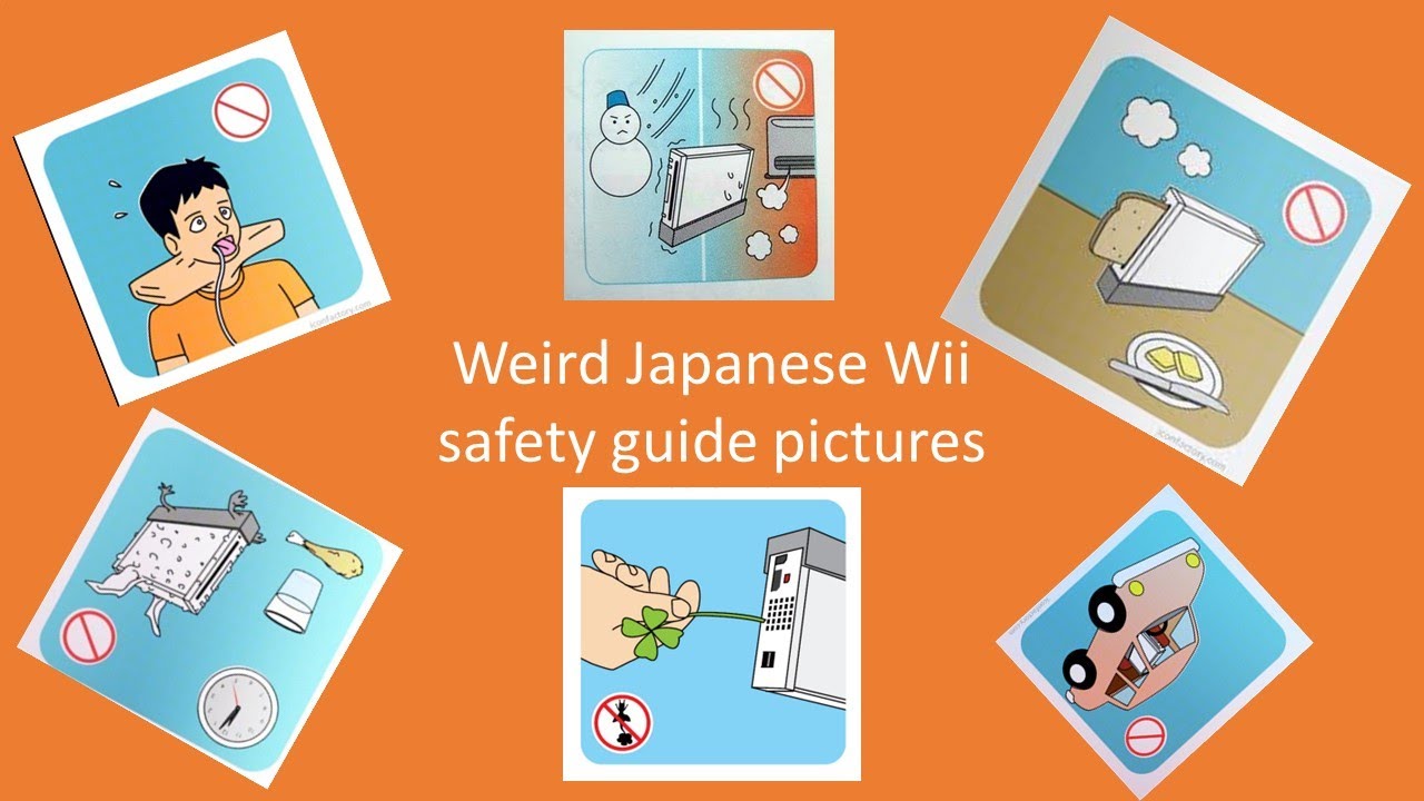 Weird Japanese Wii safety guide pictures - YouTube
