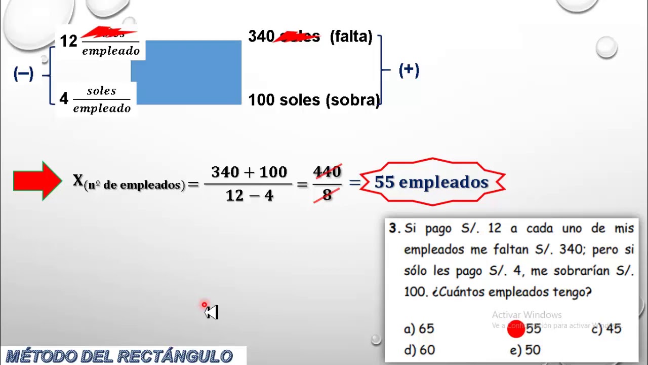 Metodo del rectangulo / Tema completo - YouTube