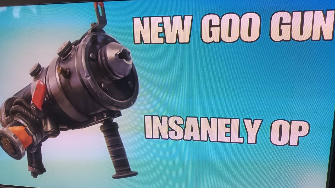 THE GOO GUN IS AMAZING BEST GUN!! Fortnite chapter 3 season 4 update ...