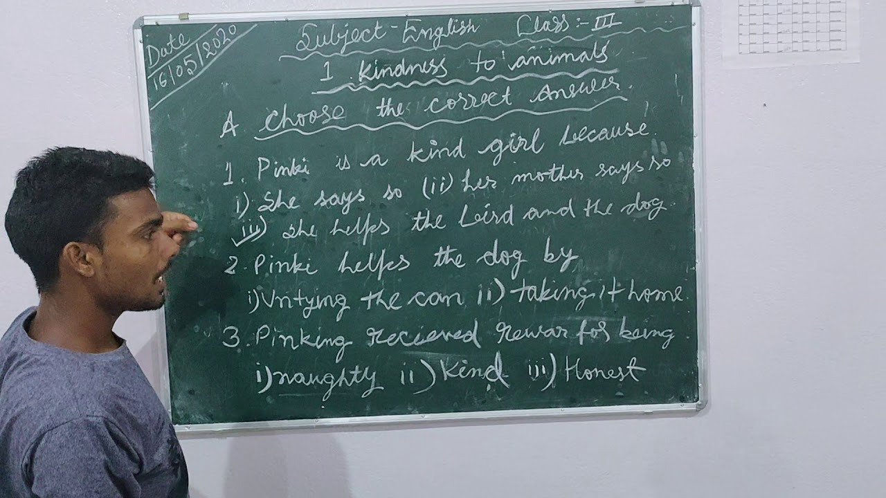CLASS 3 English Chapter 1 Part 3 YouTube class-3-english-chapter-1-part-3-youtube