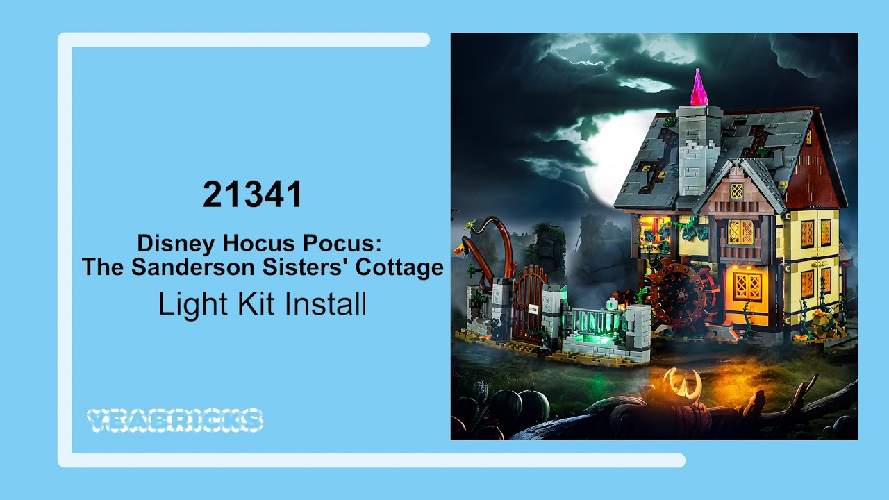 Yeabricks Light kit Install in the Lego Disney Hocus Pocus: The ...