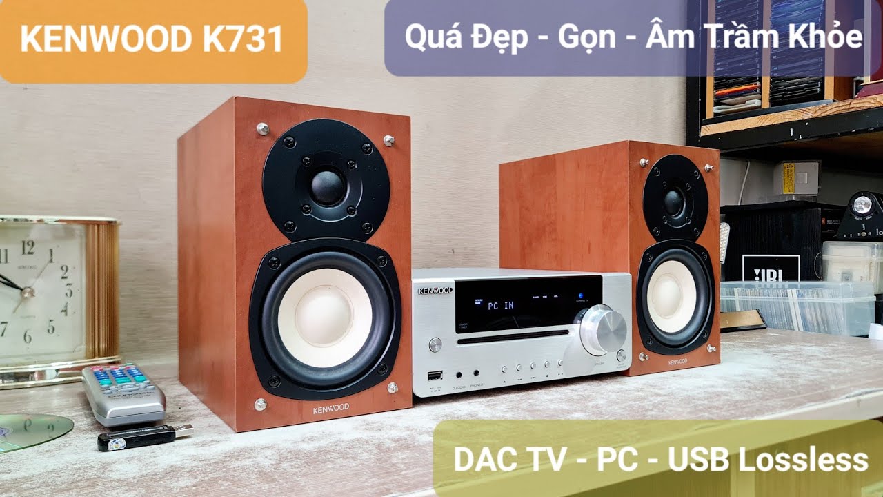 Có DAC💥KENWOOD K731 Giải Mã Tivi, Máy Tính, Điện Thoại ...(Vũ ...