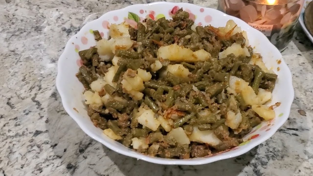 Cooking Some Delicious Fry Bora Veggie With Potatoes Rice and Sada Roti ...