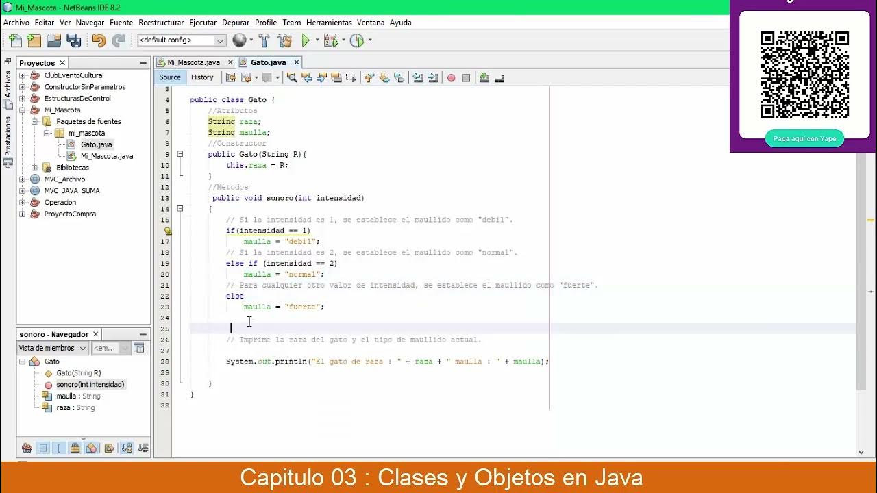 JAVA - Capítulo 03 : Clases y objetos en java - YouTube