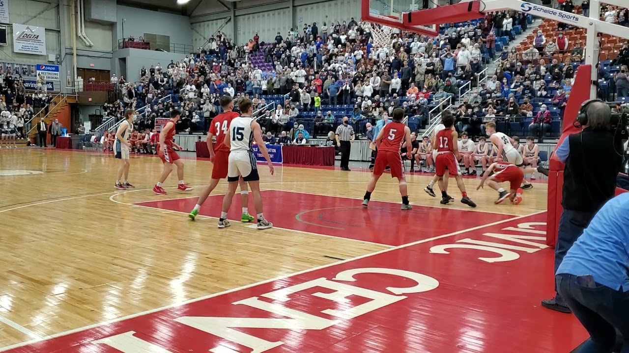 Charlie Houghton's game-winning shot for Dirigo in Class C state final ...