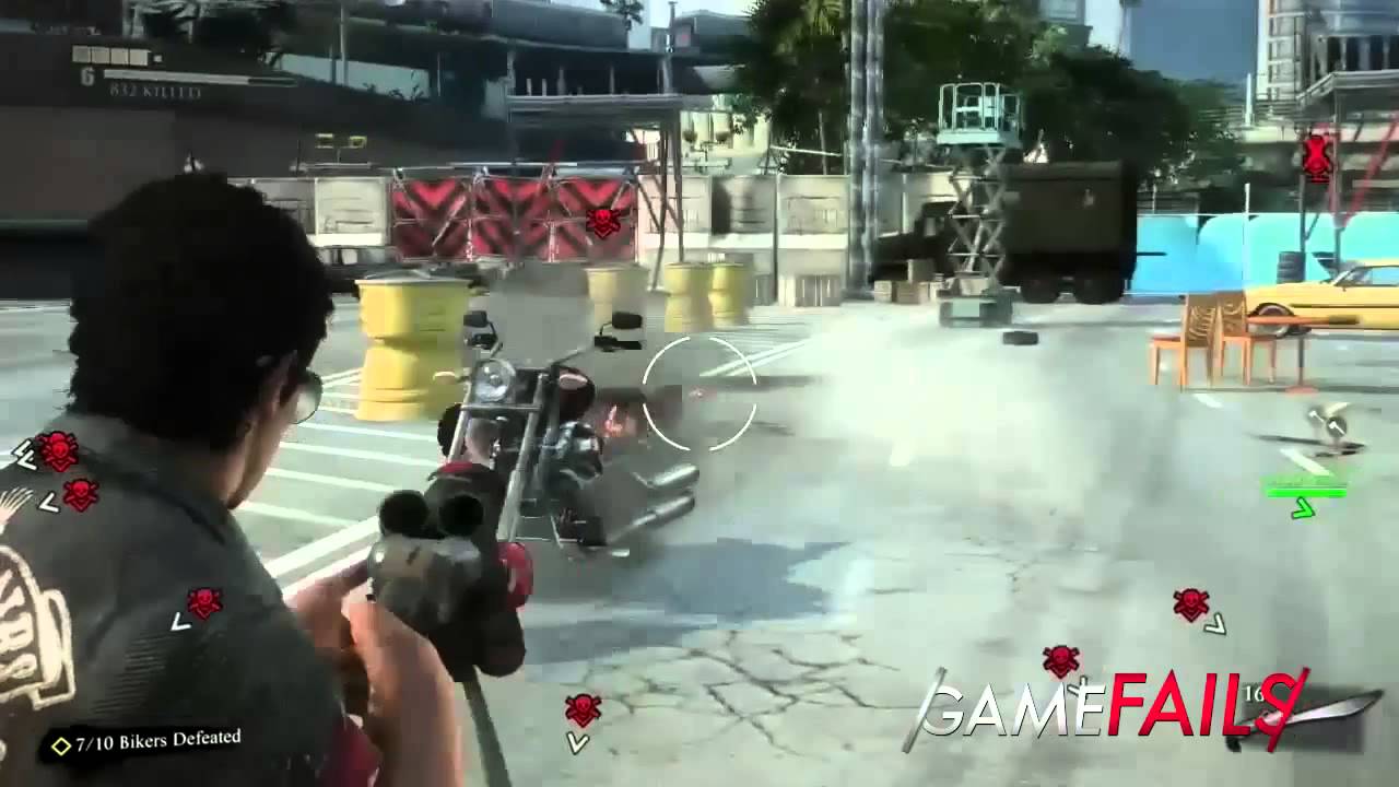 Game Fails: Dead Rising 3 "Proper way to ride a motorcycle" - YouTube