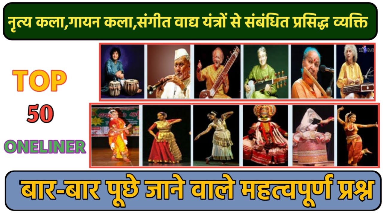 प्रमुख वाद्ययंत्र और उनके वादक | vadya yantra aur unke vadak | part 4 ...