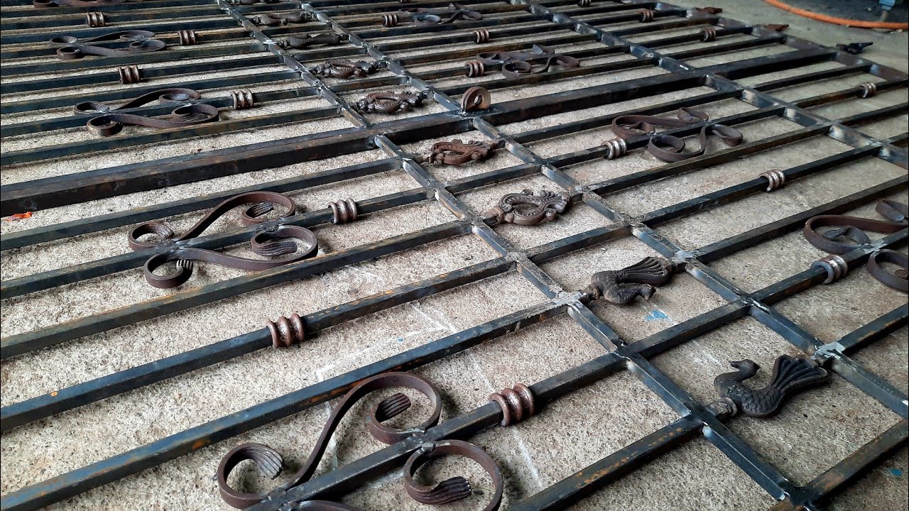 grill work | ms main gate work | Galaxy Fabrication - YouTube