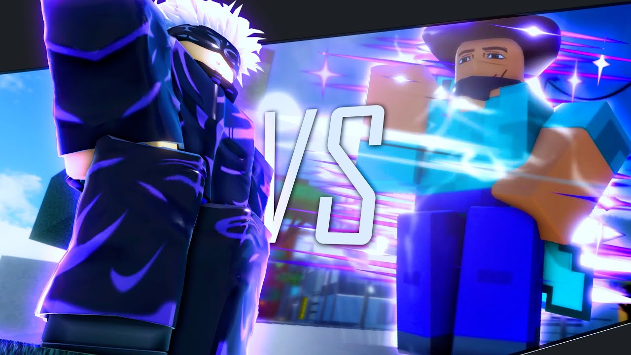 GOJO In Sakura Stand VS GOJO In Roblox Battleground Games - YouTube