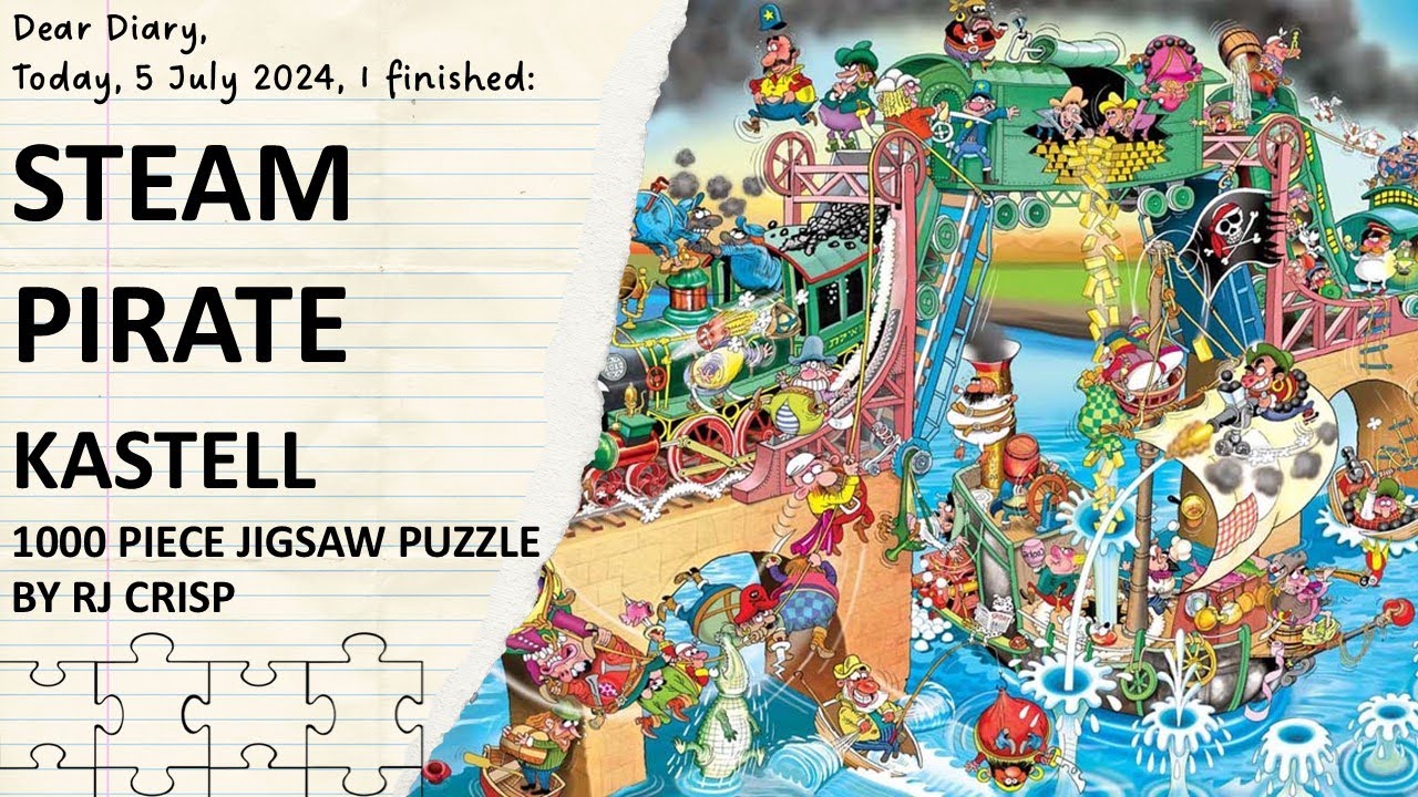 Kastell: Steam Pirate (by RJ Crisp) 1000 piece jigsaw puzzle, release ...