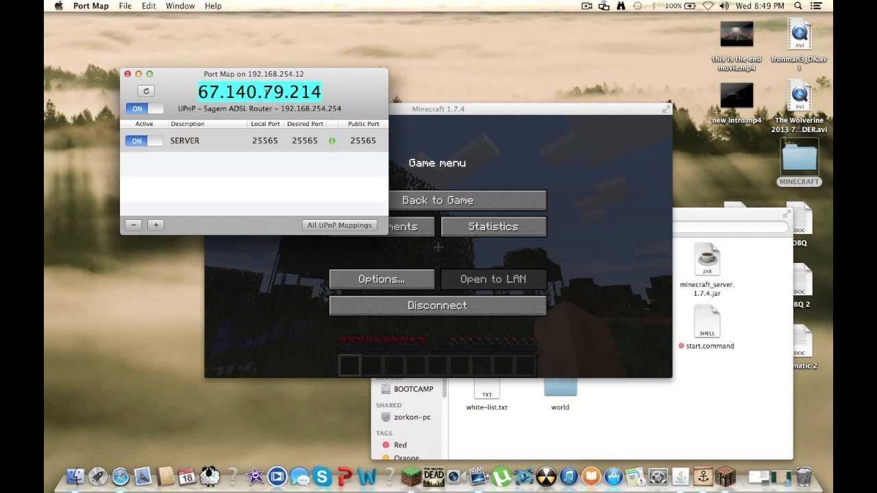 How To Make A Minecraft Server (Mac) - YouTube