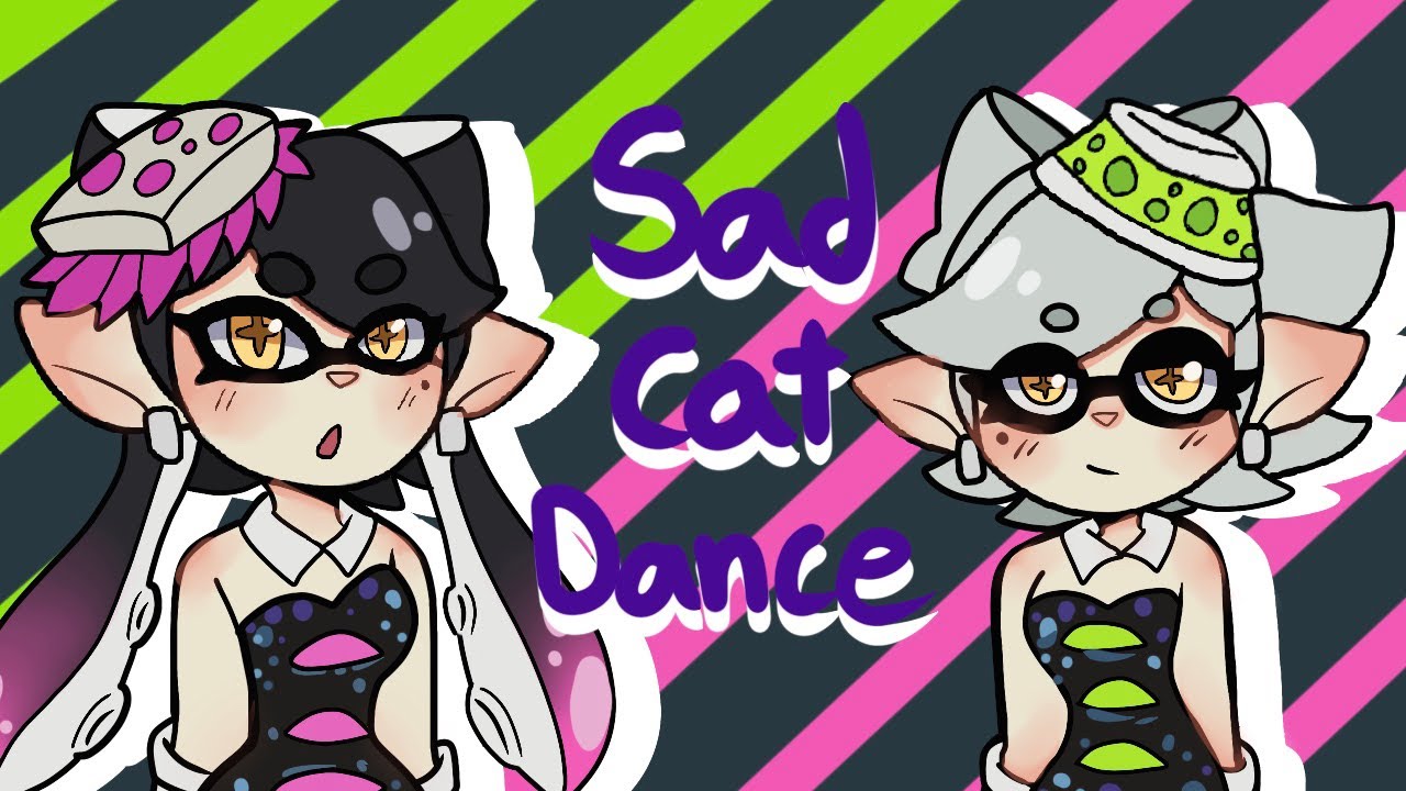 Sad cat dance [Splatoon The Squid Sisters] - YouTube