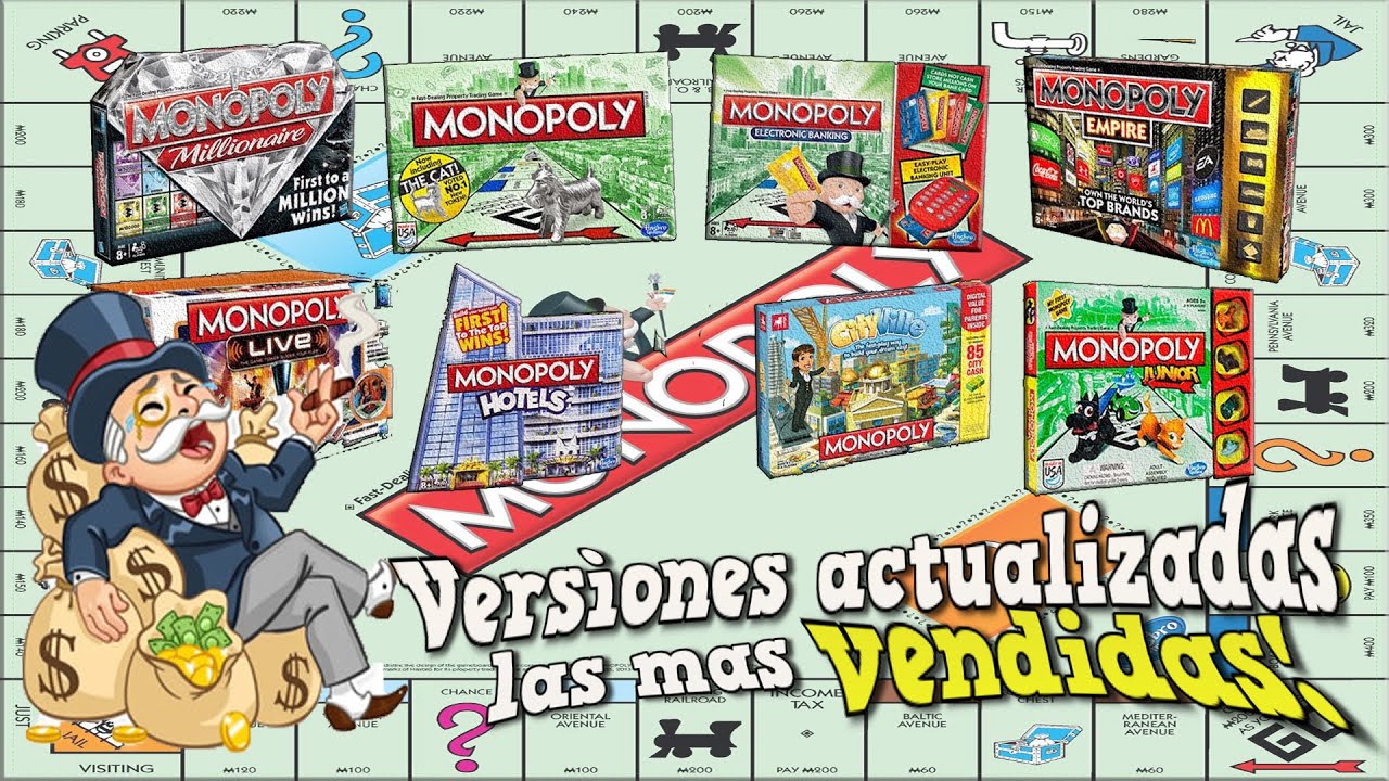 Versiones de monopoly mas VENDIDAS - SOLICITADAS del 2020 y sus precios ...