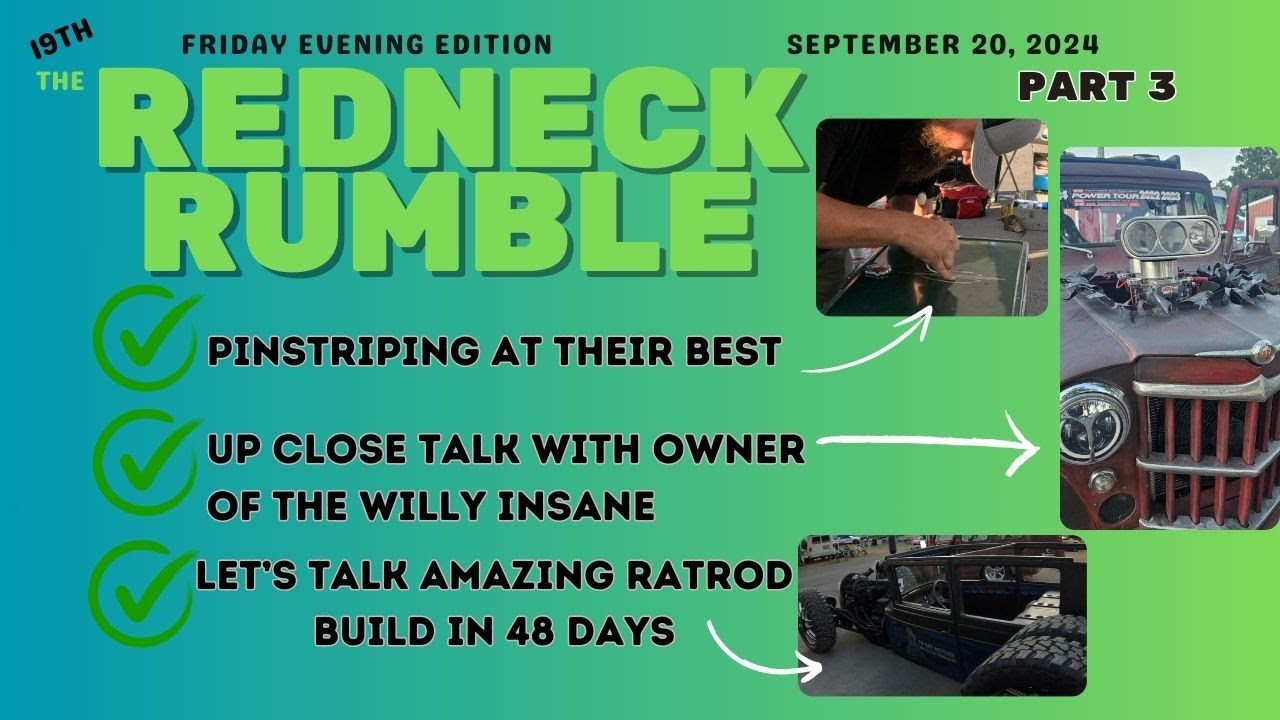 REDNECK RUMBLE FRIDAY EVENING 09.20.2024 - YouTube
