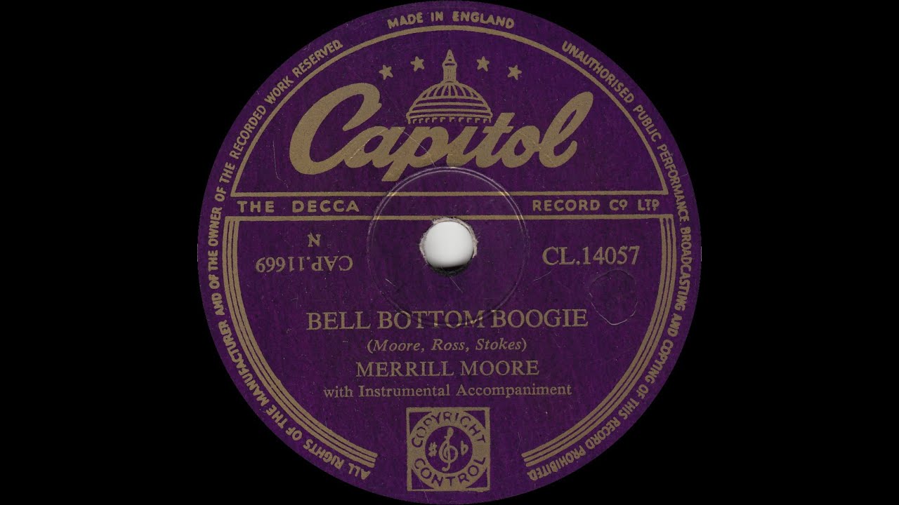 Merrill Moore - Bell Bottom Boogie - YouTube