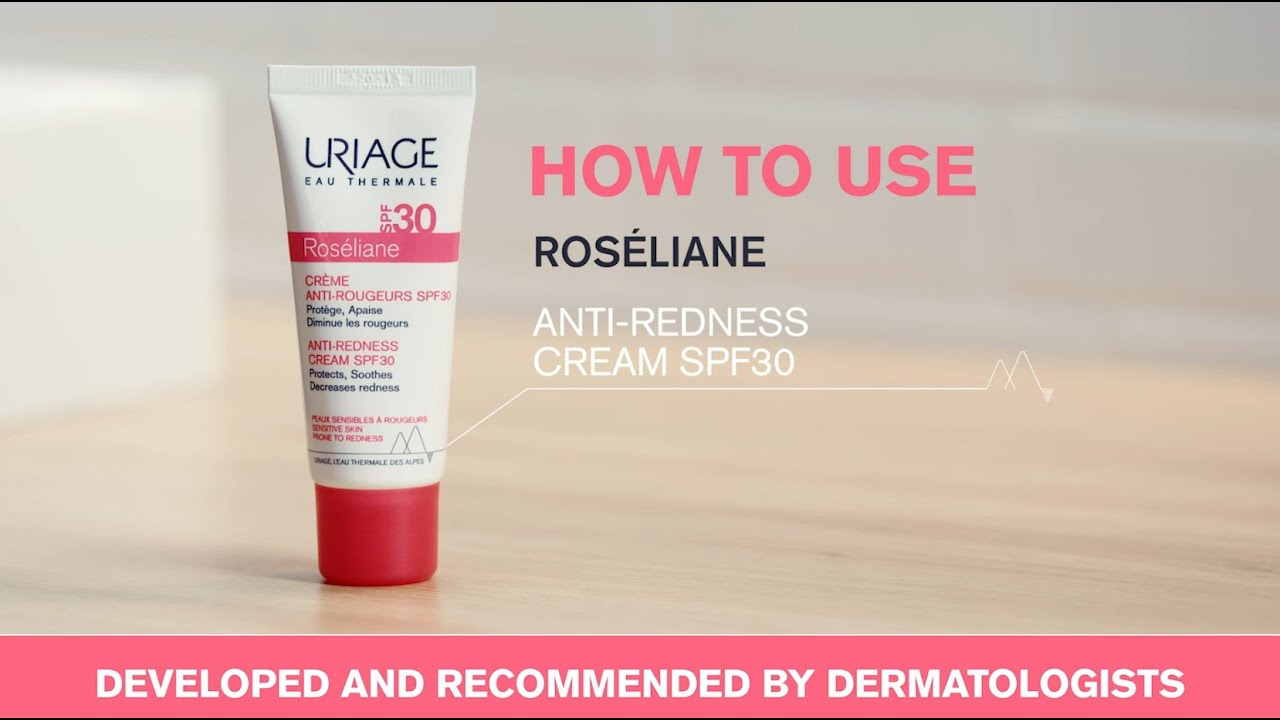 ROSELIANE Anti-Redness Cream SPF30 | How to Use - YouTube