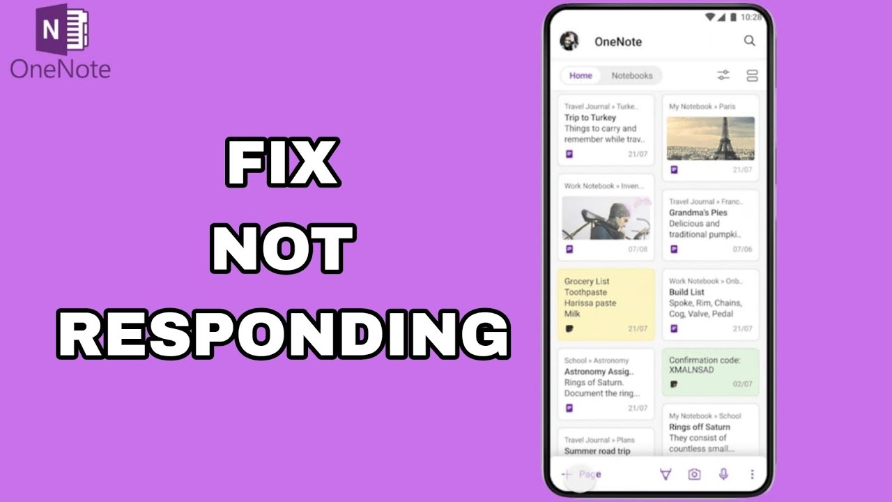 How To Fix And Solve Not Responding On OneNote App | Final Solution ...