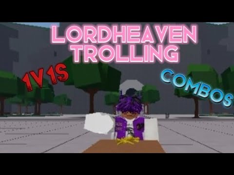 Pretending to be LordHeaven in The Strongest battlegrounds - YouTube