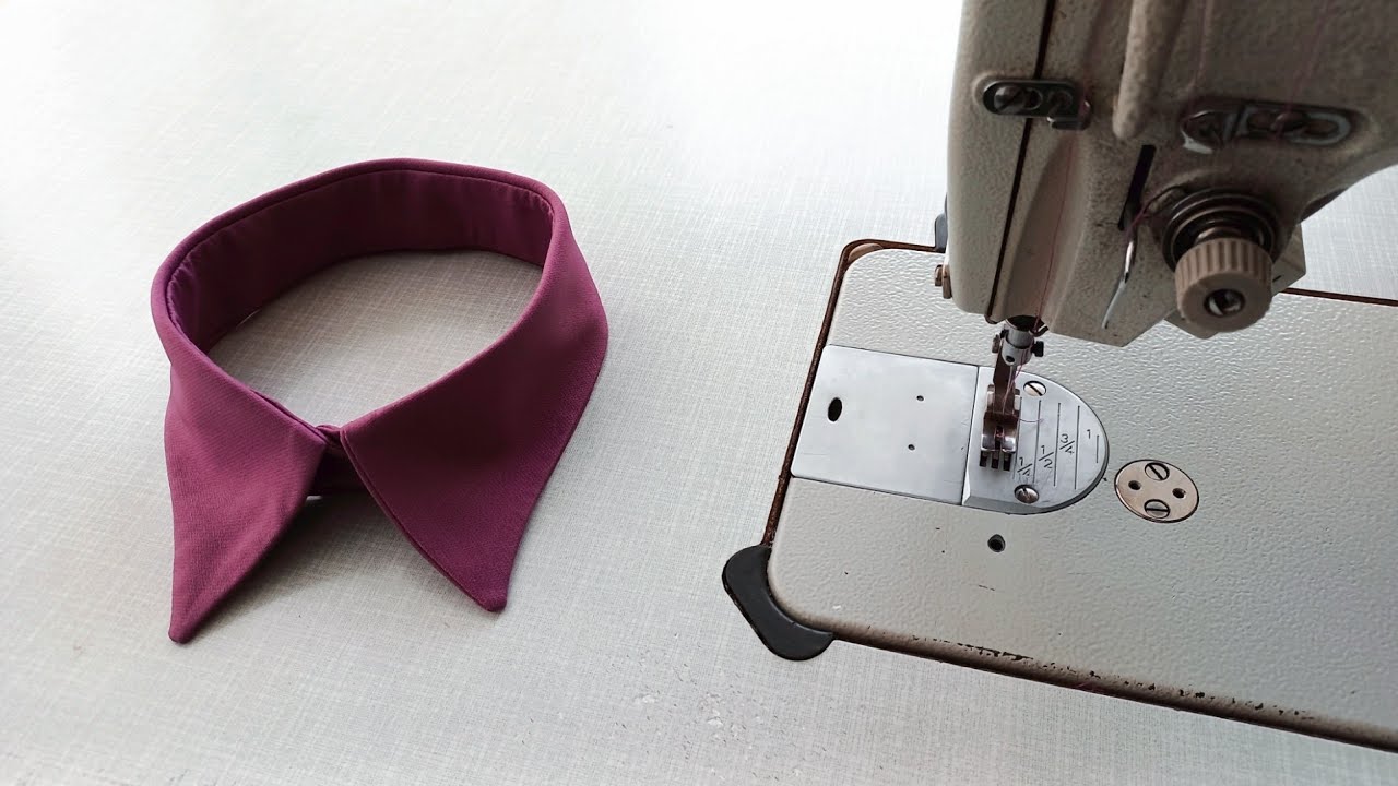 All you need to know about sewing a collar || collar stitching - YouTube