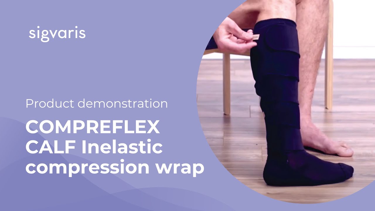 HOW TO... don and doff your COMPREFLEX Calf wrap - YouTube