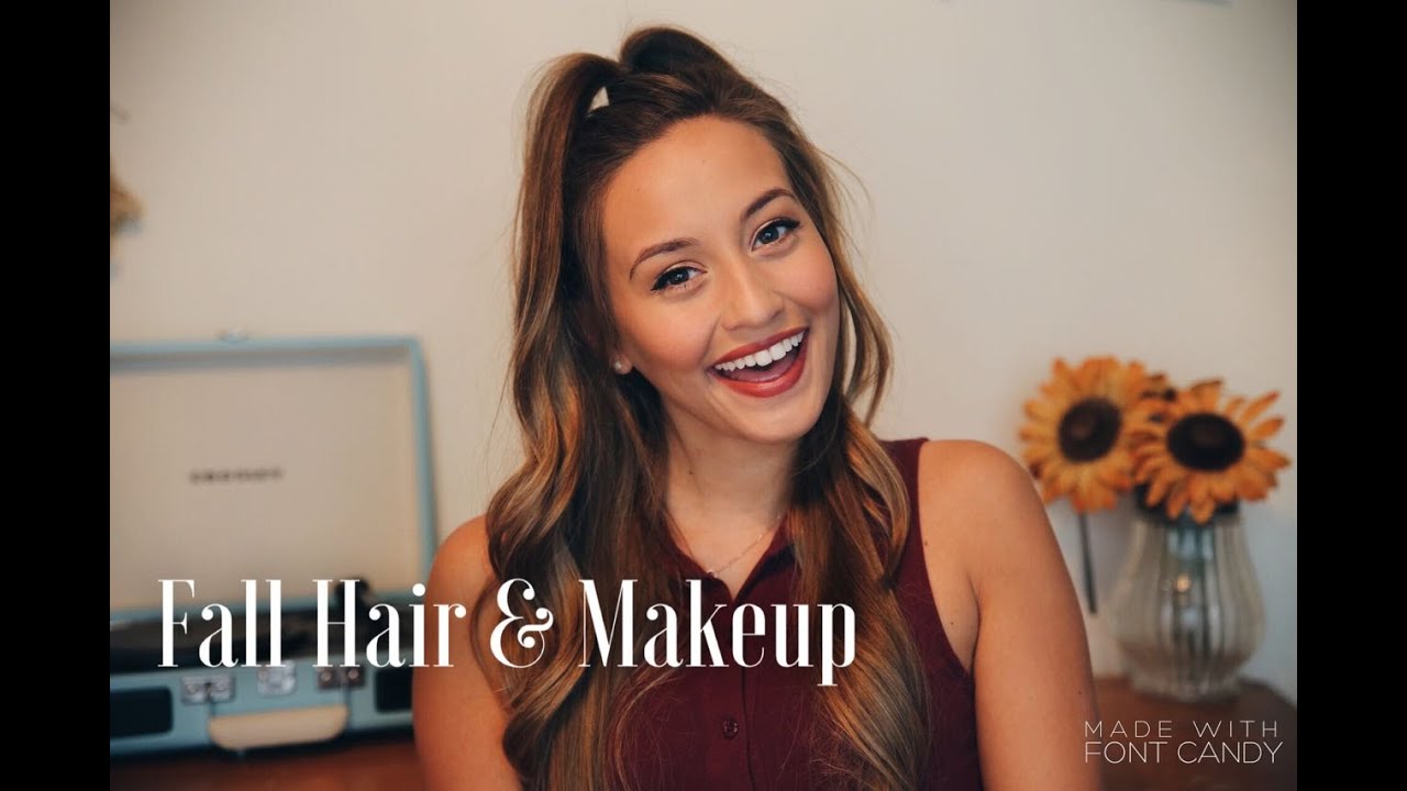 Get Ready With Me | Fall Hair & Makeup - YouTube