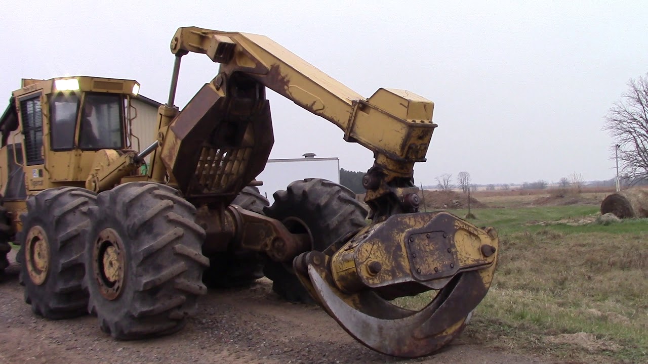 2006 Tigercat 635C Bogey Skidder - YouTube