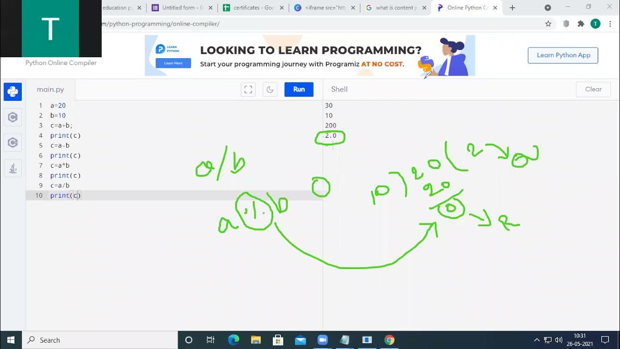 JNTUK R20 IB TECH CSE,CSEAI&ML,CSEDS IISEM PYTHON RPOGRAMMING UNIT1 operators - YouTube