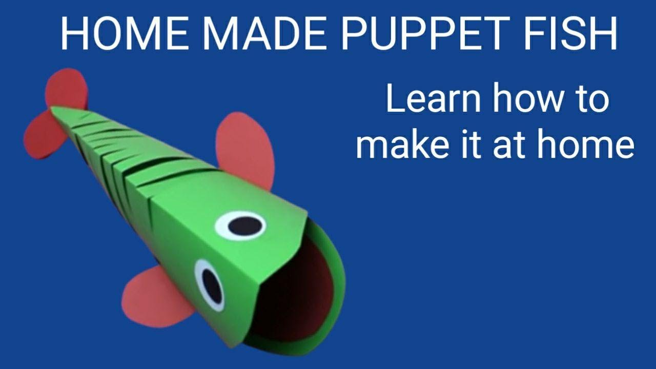 How to make Puppet Fish at home | MYSHA CREATIONS - YouTube