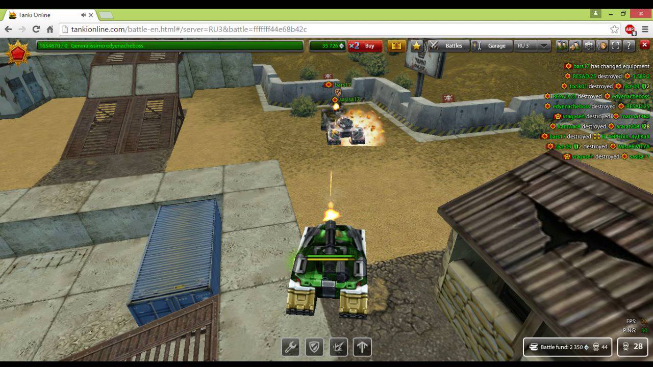 Tanki Online Gameplay #1 Vulcan M3 & Mammoth XT M3 ( PRO battle ) - YouTube