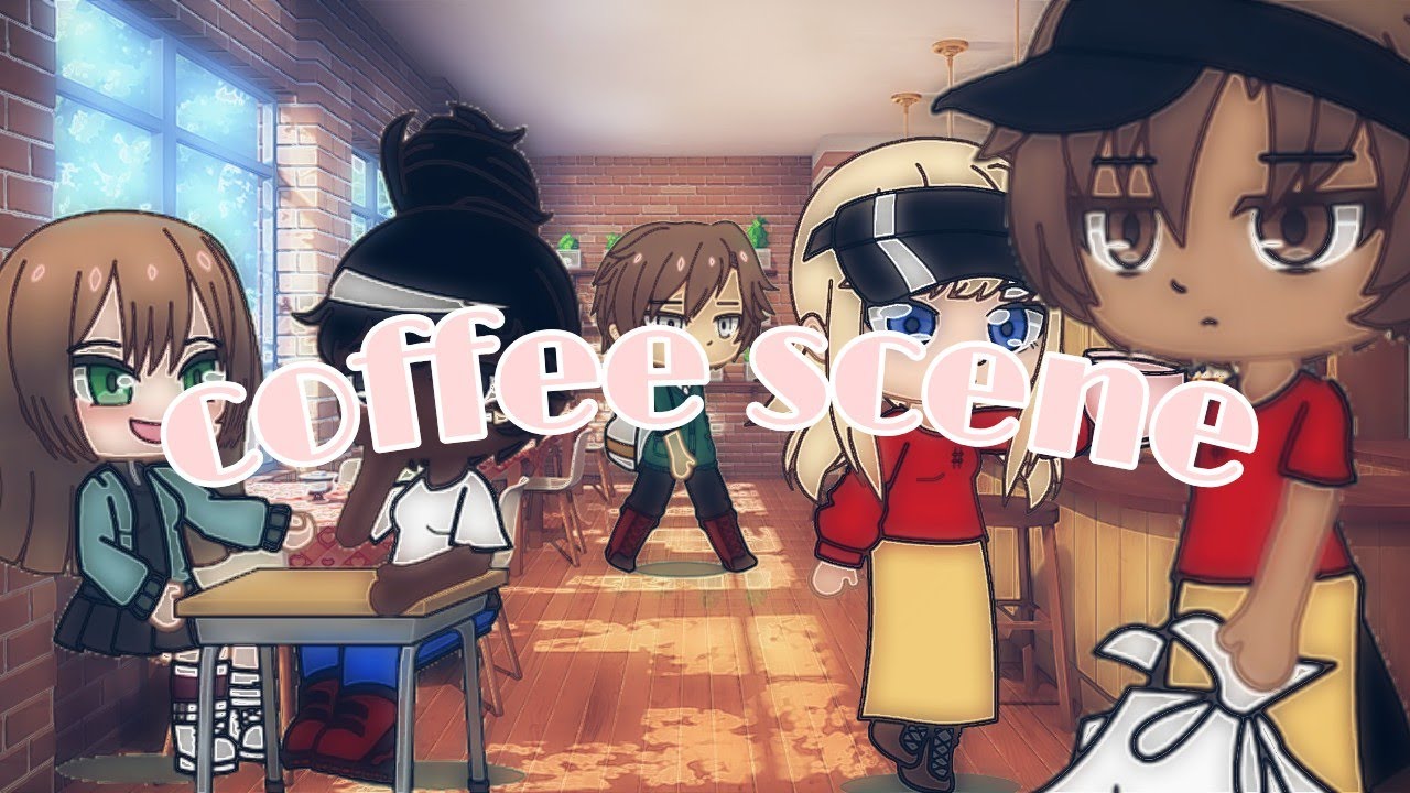 coffee shop gacha scene #gachaanimation #gachaclub - YouTube