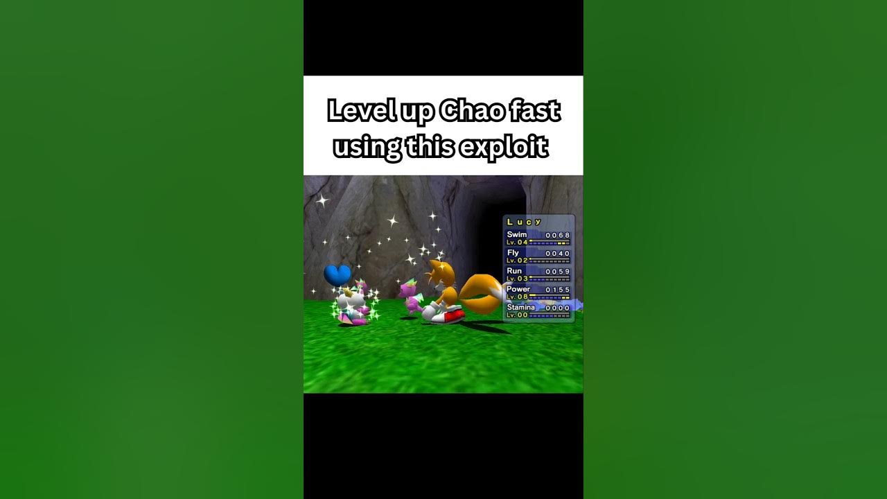Very broken exploit in the Chao Garden #sonic - YouTube
