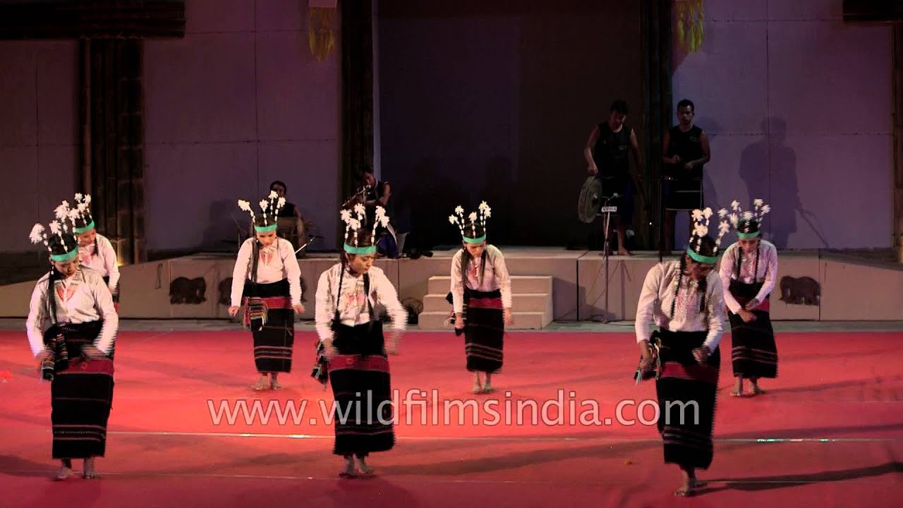 Thadou tribal dance by Lamhil Kuki Cultural Research Centre, Manipur ...