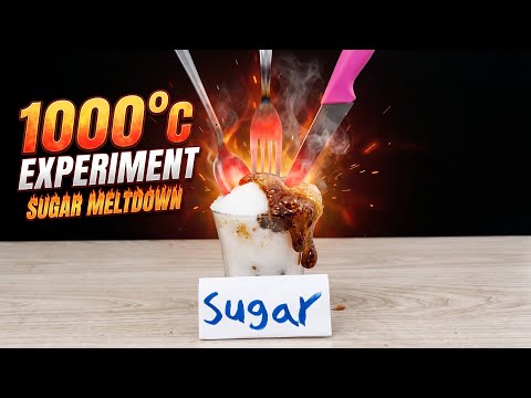 1000°C Glowing Hot Metal vs Sugar Cup! Extreme Melting Experiment
