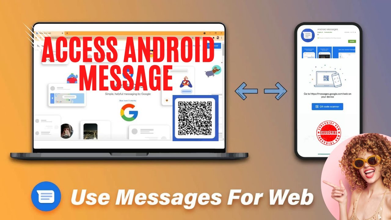How to use Android Messages in a web browser? | वेब ब्राउज़र में ...