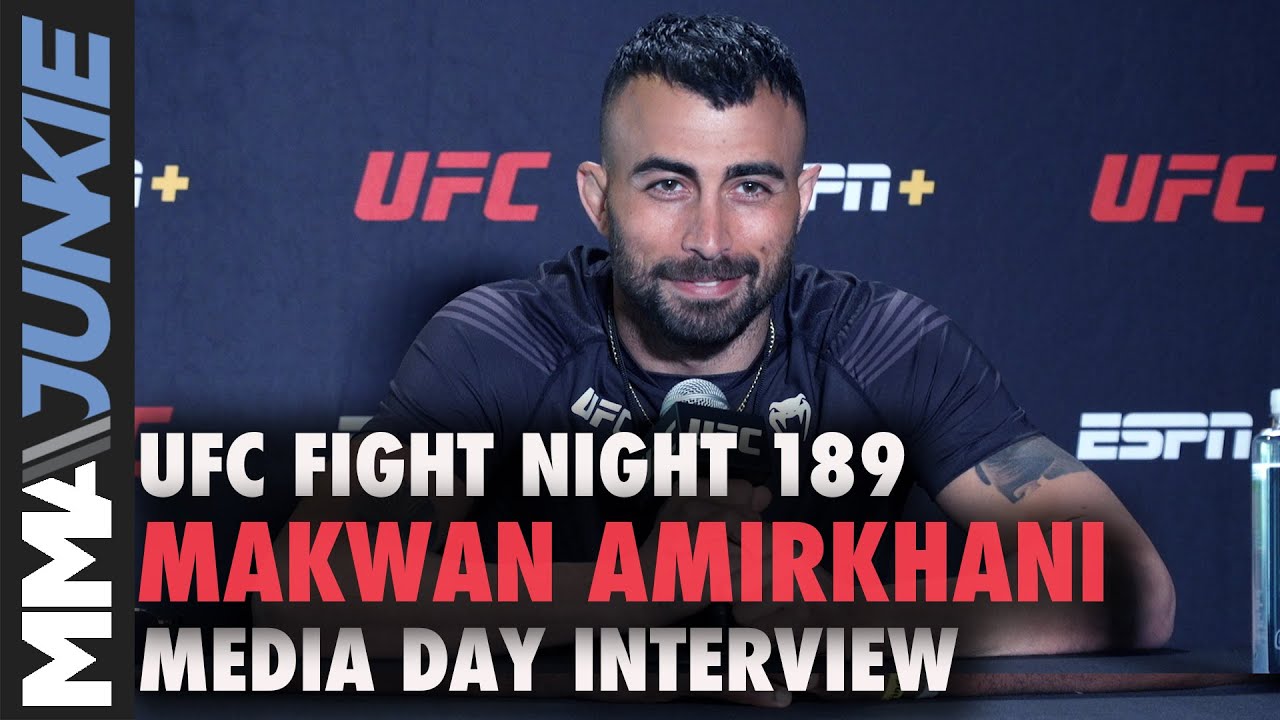 Makwan Amirkhani believes he has 'so many ways to get hand raised' in ...