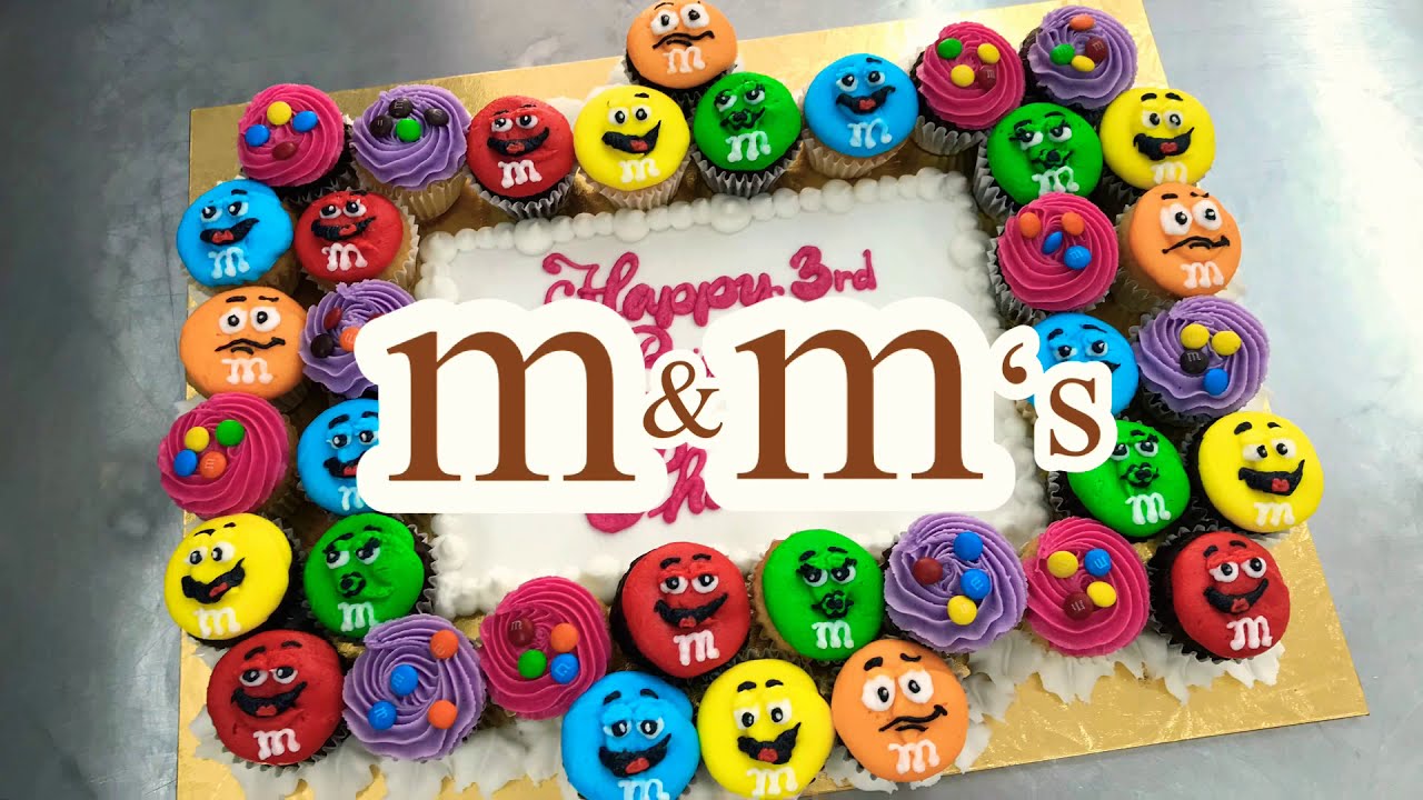 How to make m&m’s cupcakes | easy cupcakes decorating ideas - YouTube