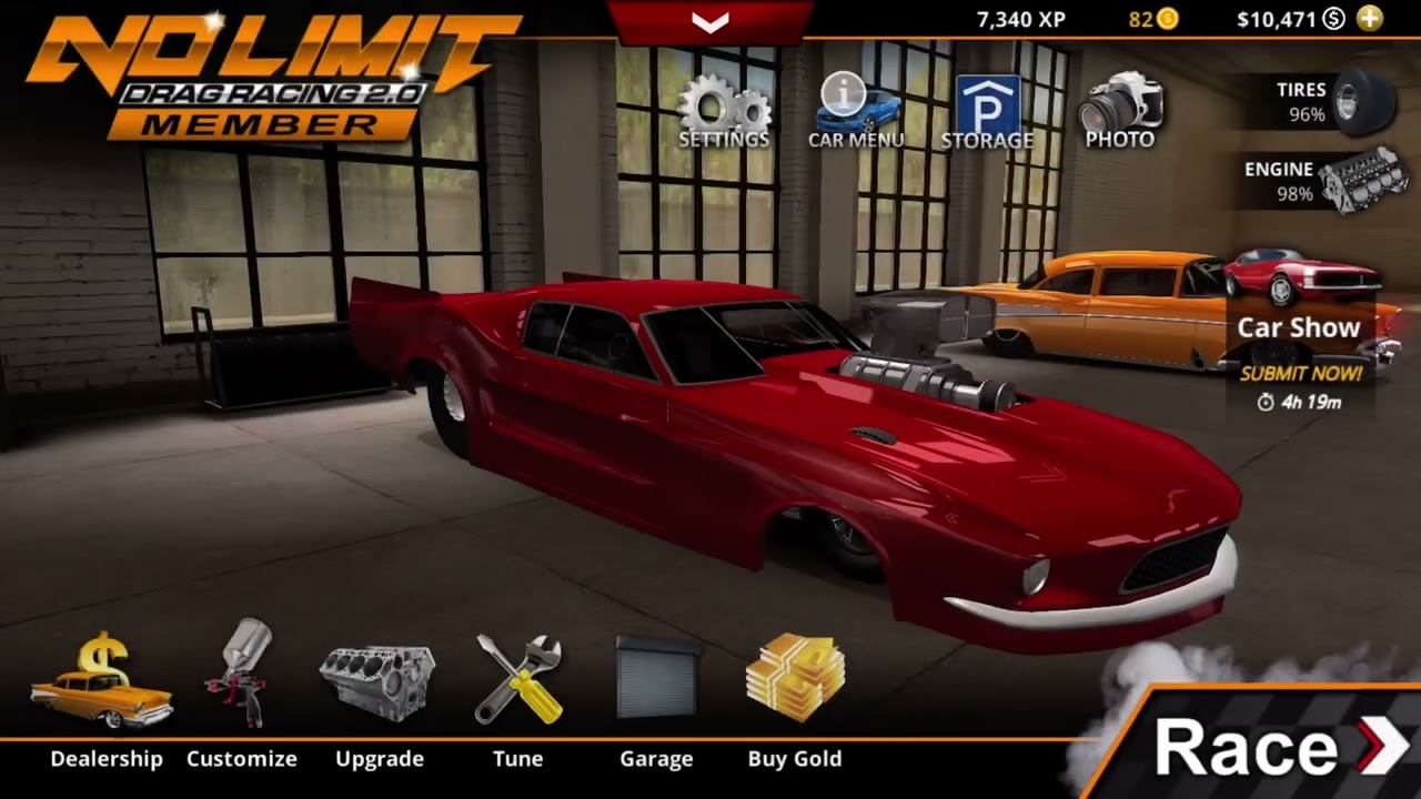 No limit drag racing 2.0 pro mod 4.690-4.700 tune - YouTube