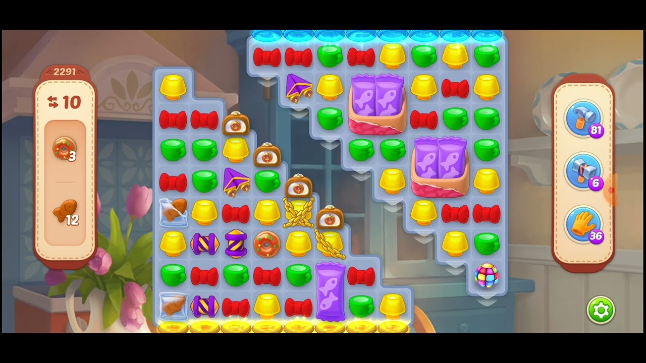 Homescapes Walkthrough Level 2291\ Прохождение Homescapes уровень 2291 ...