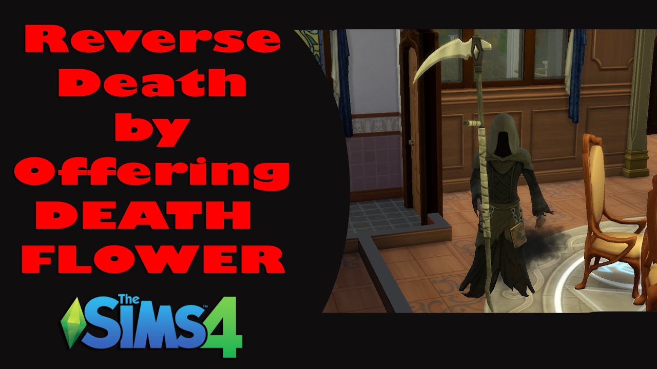 Sims 4 - Freeze to Death + Reverse Death using Death Flower (GAME VLOG ...