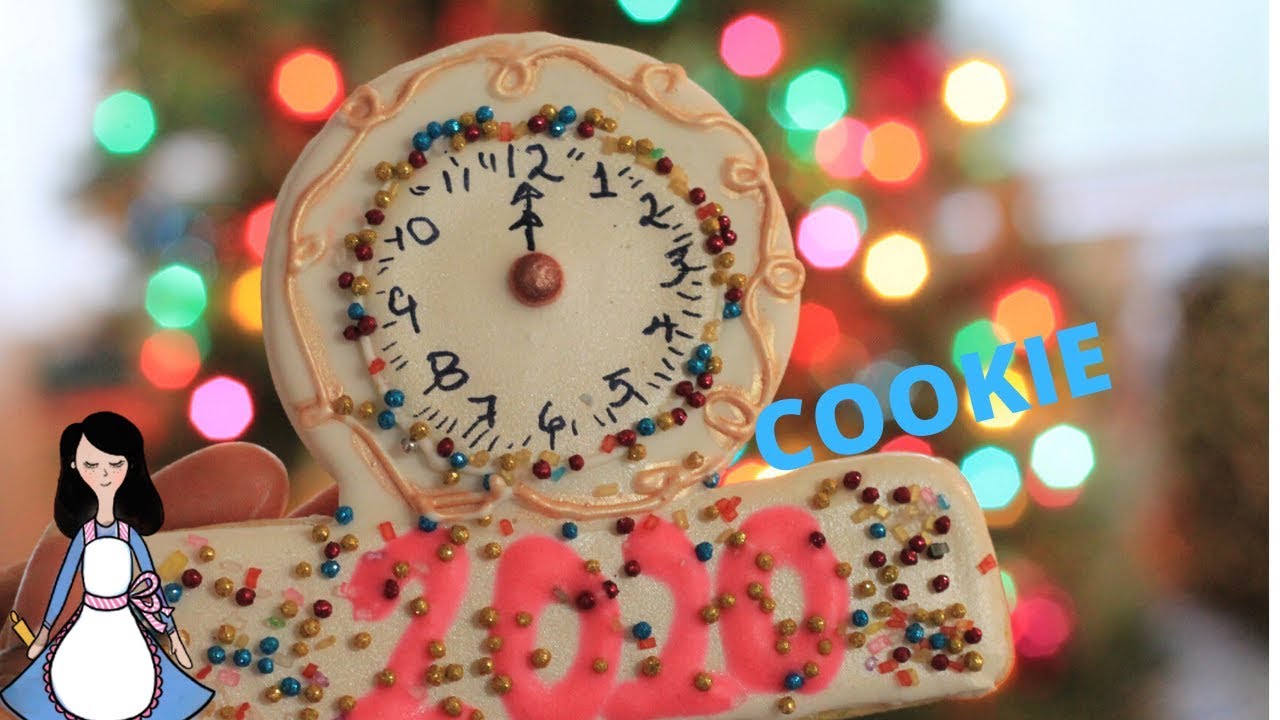 Cookies for New Year's party #NewYearsCookies #DecoratedCookies # ...