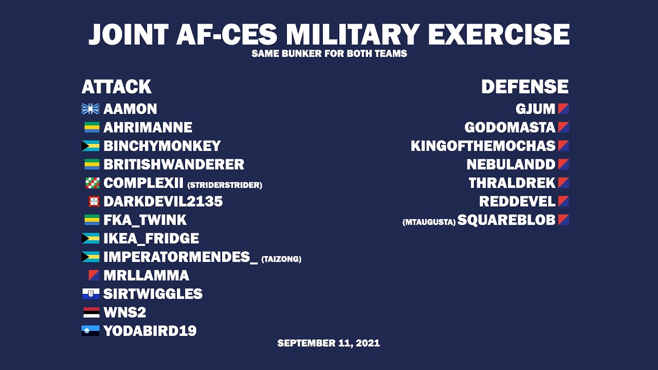 Joint AF-CES Military Exercise (September 11, 2021) - YouTube